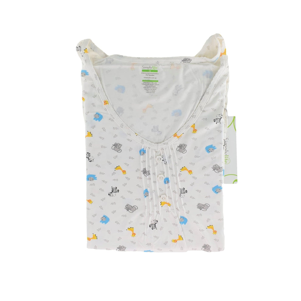 Simply Life | Ladies' Bamboo Night Dress - Animals